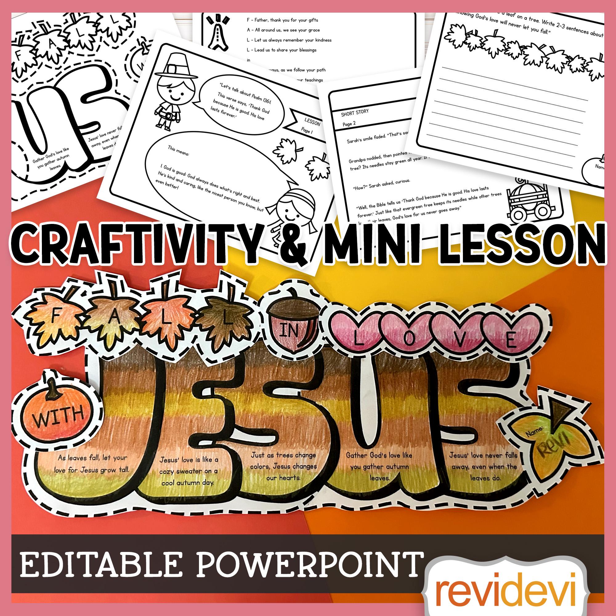 Thanksgiving Craft. Printable Fall Season Sunday School Christian Bible ...