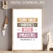 Christian Scripture Wall Art. Turn Your Worries Into Prayers ...