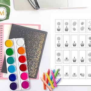 Mental Health and Wellness Coloring Pages. 18 JPG. Self-care Creative ...