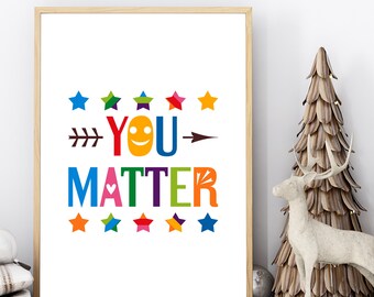 You Matter Poster - Etsy
