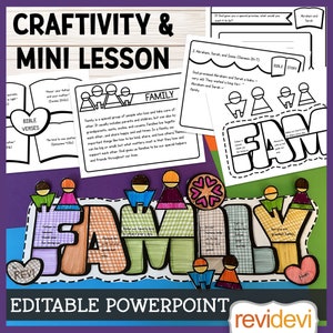 Printable Bible Lessons for Kids With Editable Templates. Christian ...