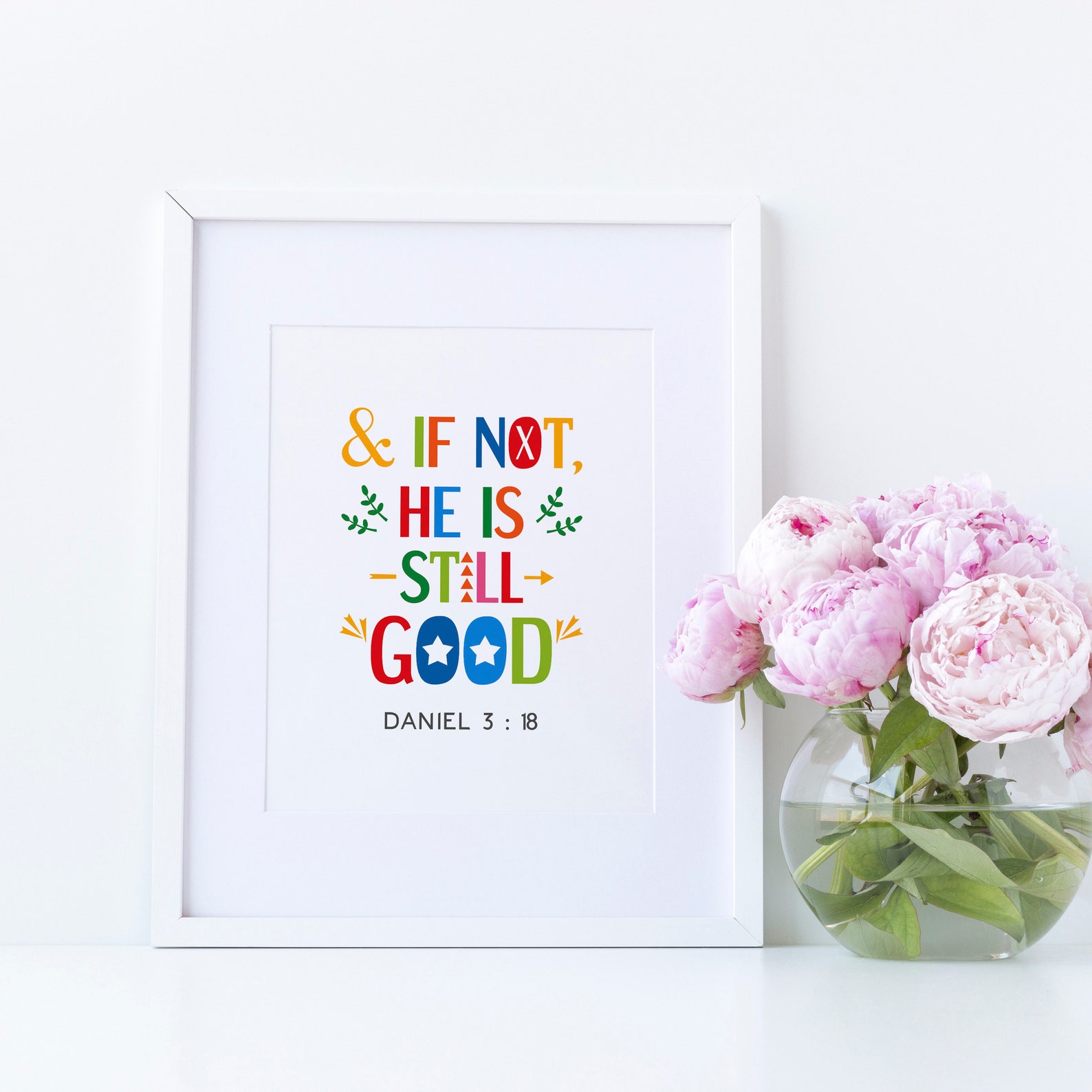 Bible verse wall art. Inspirational religious quotes. And if | Etsy