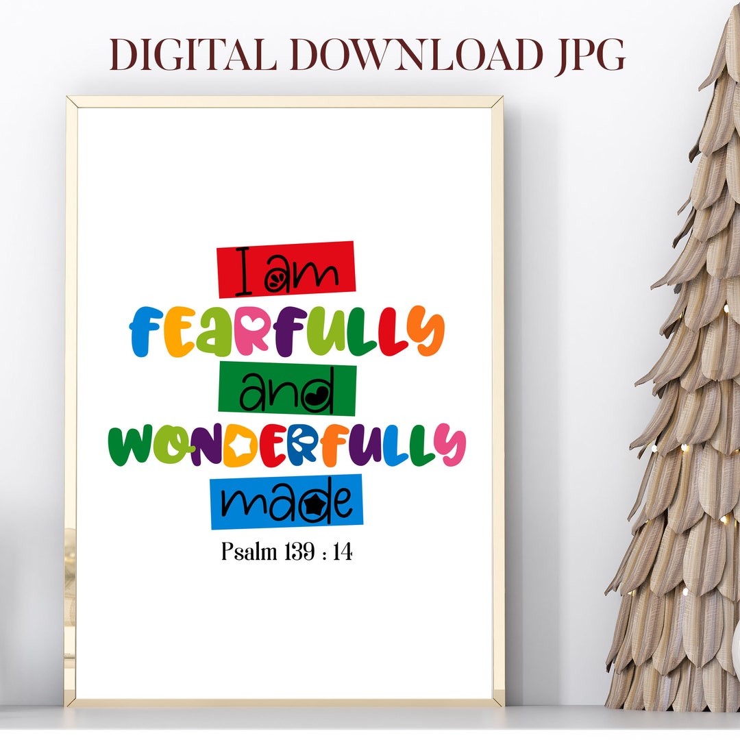 Bible Verse Sign Poster. Printable Christian Scripture Wall Art. I Am ...