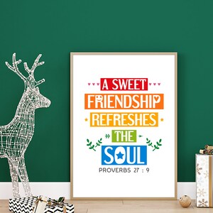 Christian Posters Bundle. Set of 16. Printable Bible Verse Wall Art for ...