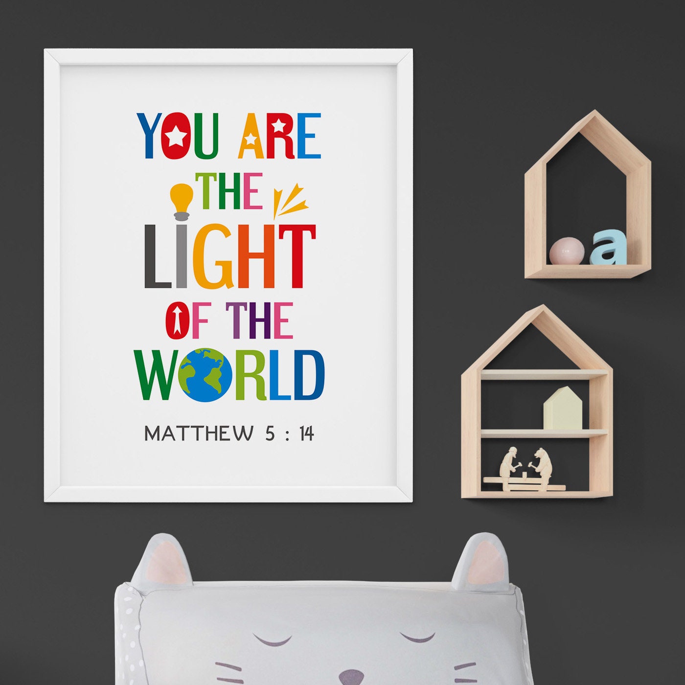 You Are the Light of the World. Matthew 5:14. Printable Bible - Etsy