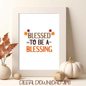 Thanksgiving Wall Art Decor. Printable Christian Church Sunday School ...