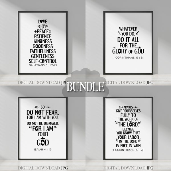 Christian Black and White Poster - Etsy