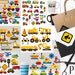 Transportation Clip Art Bundle. Cars Construction Trucks - Etsy Canada
