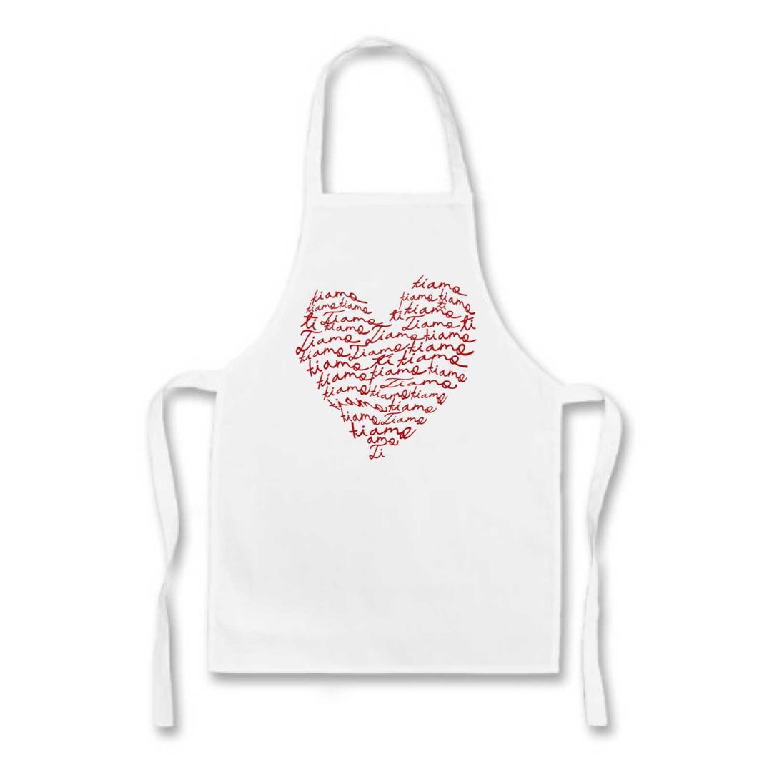 The Ti Amo Script Apron - Etsy
