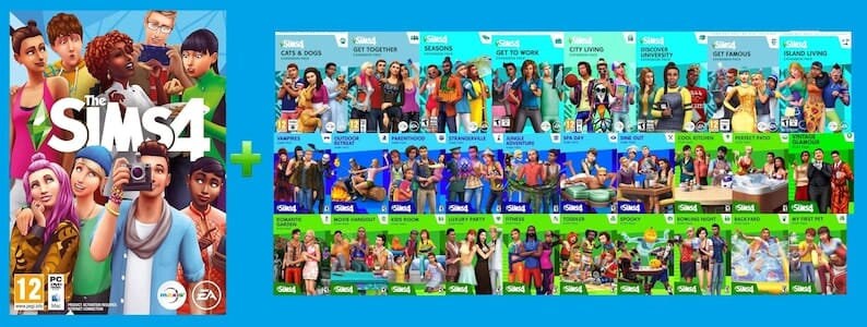 Exclusive Offer the Sims 4 Complete Collection 84 With All DLC Stuff ...