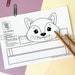 Fox Paper Crown Forest Animal Colouring Printable Kids Woodland Costume ...