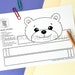 Bear Paper Crown Forest Animal Colouring Printable Kids Craft Costume ...
