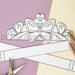 Butterfly Paper Crown Fairy Colouring Printable Kids Craft Costume DIY ...