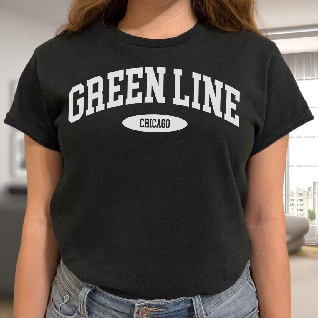 Chicago Gift Green Line Shirt, Chicago Neighborhood, Chicago Pride ...