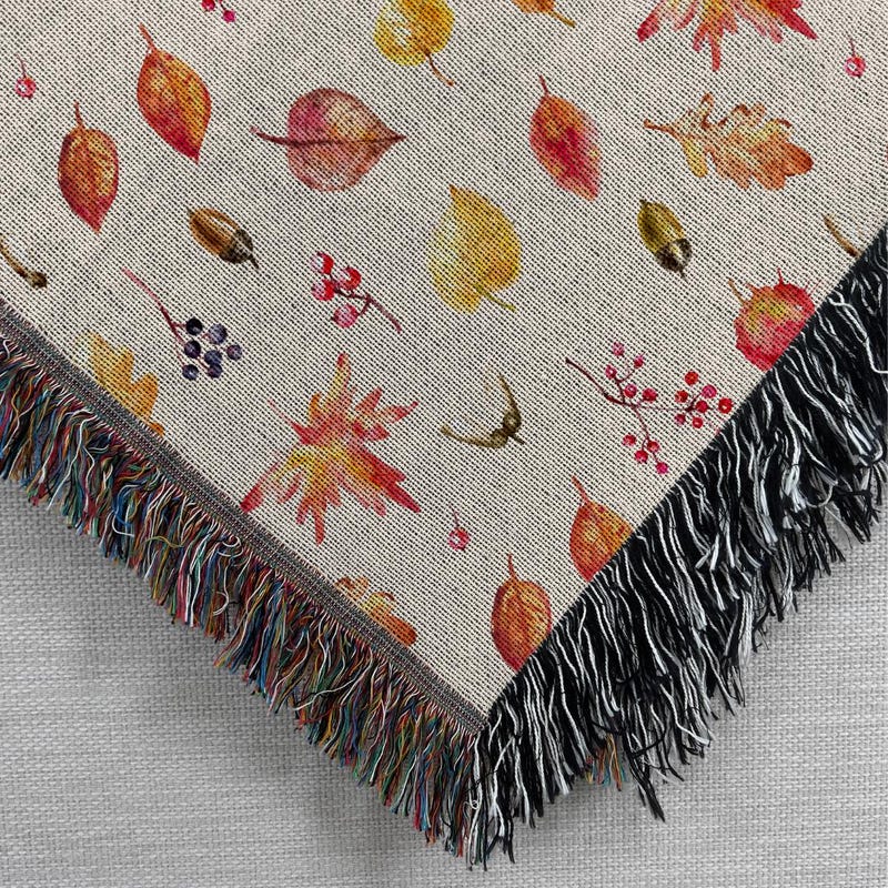 Leaf Throw Blanket - Etsy