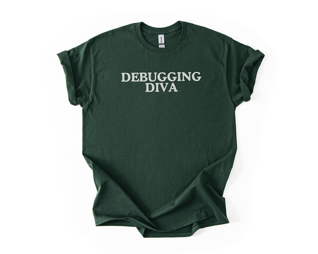 Debugging Diva, Programmer Shirt, Coding Computer Gifts for Her, Work ...
