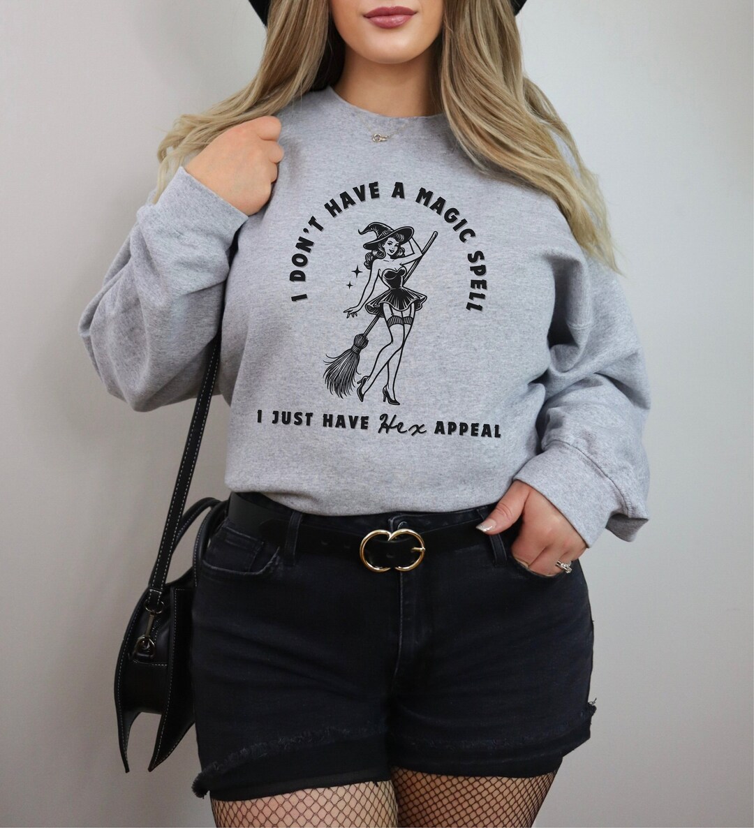 Witch Hex Appeal Halloween Sweatshirt Fall Sweater, Funny Autumn ...