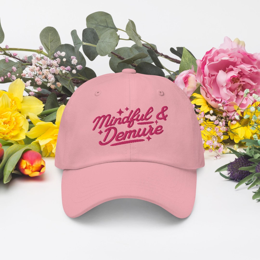Very Demure Mindful Soft Girl Aesthetic Y2K Hat, Cute Classy 90s Cap ...