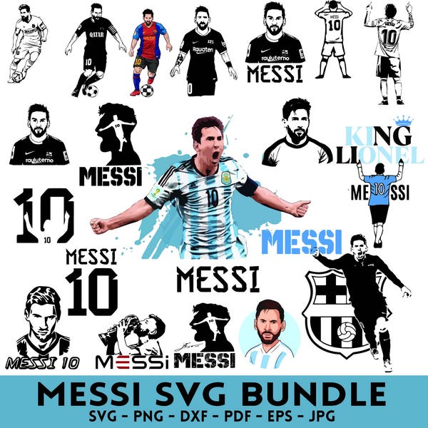 Messi Svg - Etsy