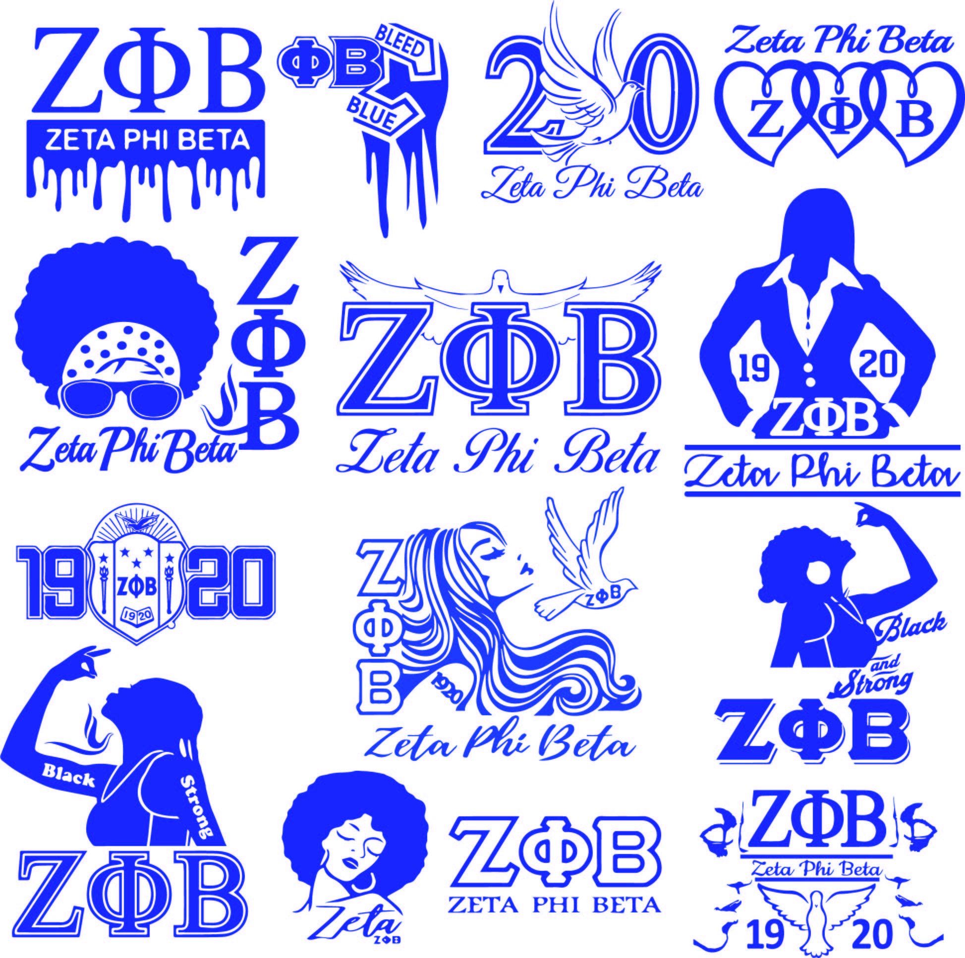 Zeta Phi Beta Svg-png,zeta Phi Beta Heart Dove Cut File,zeta Png Bundle, ZPB SVG, Zeta Phi Beta ...