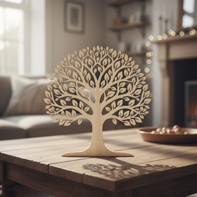 Wood Trees Lasercut - Etsy