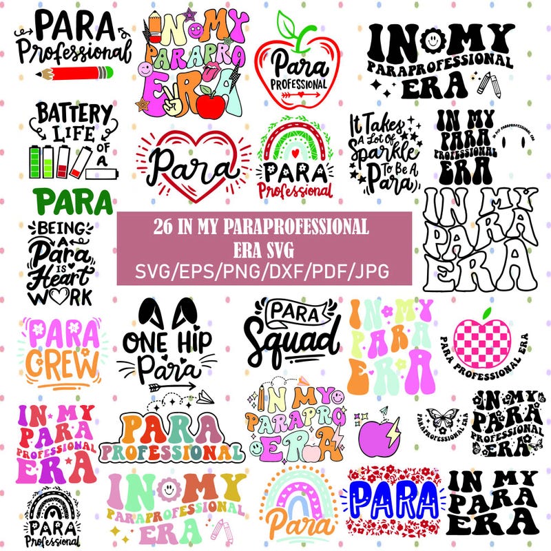 Paraprofessional Svg - Etsy