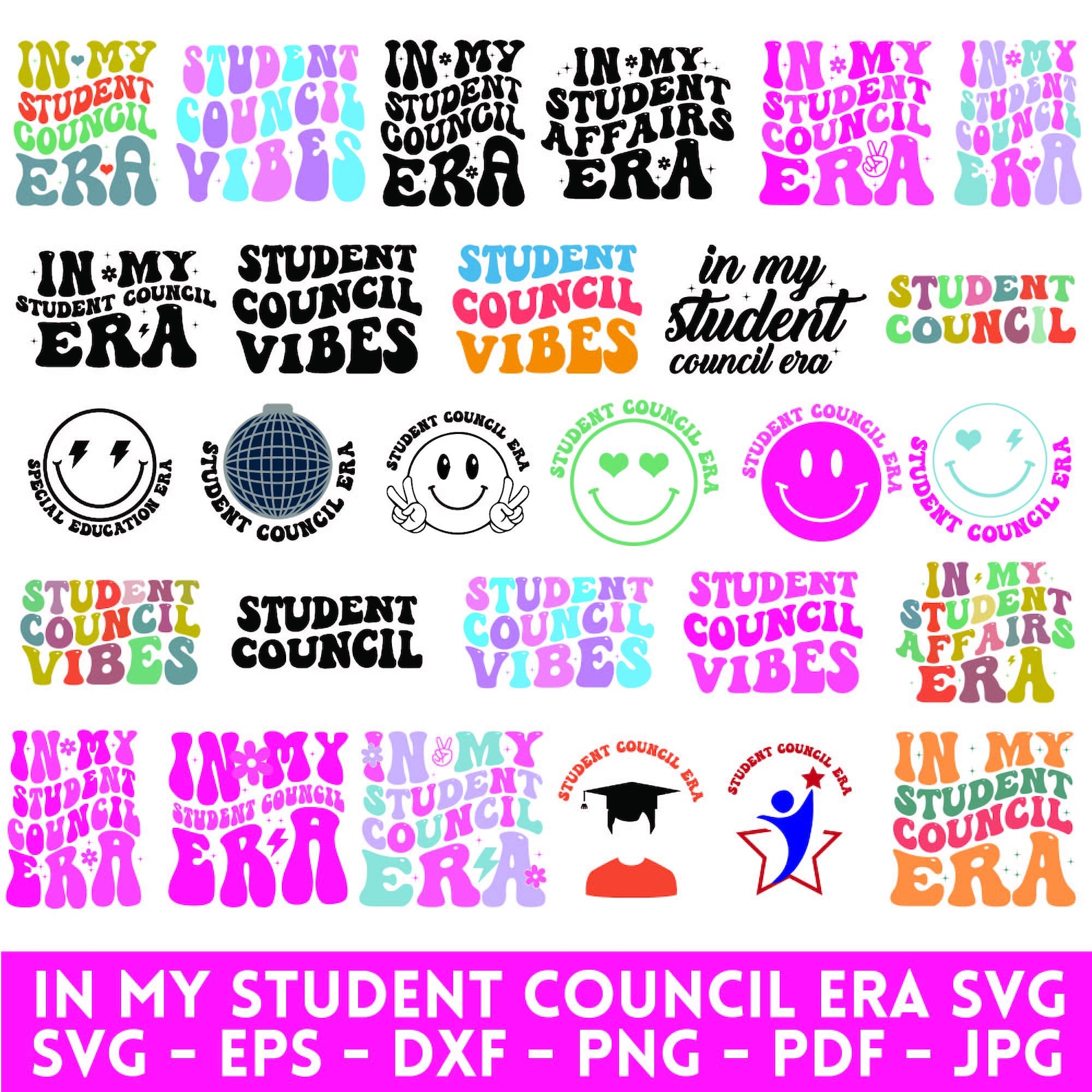 In My Student Council Era SVG, Student Council Svg, Stuco Svg, in My ...