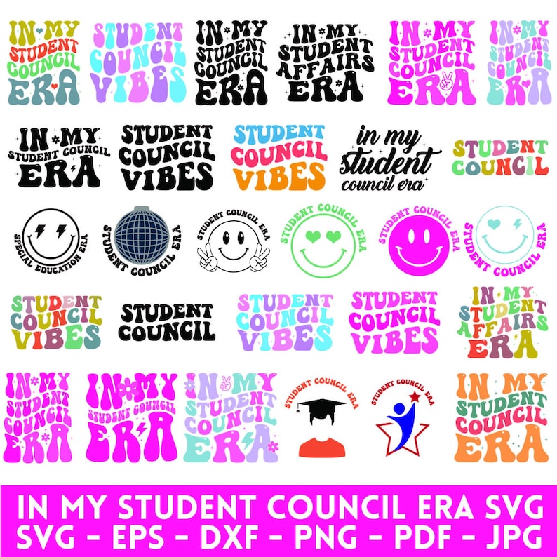 In My Student Council Era SVG, Student Council Svg, Stuco Svg, in My ...