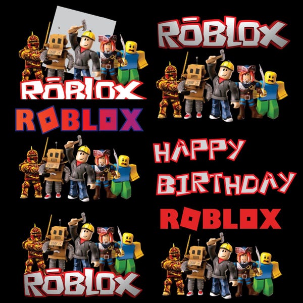 Roblox Papercraft Paper - Etsy