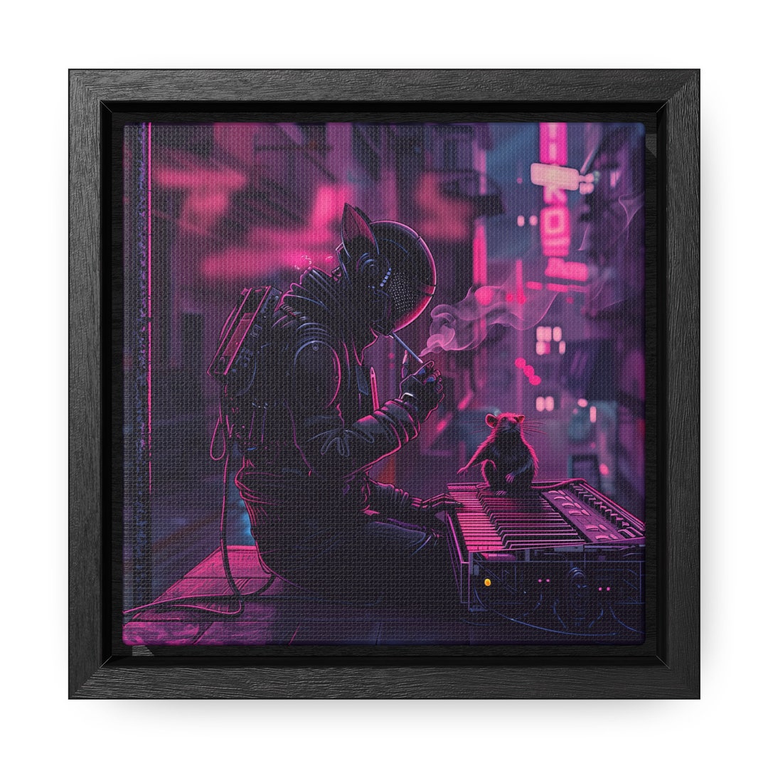 Vintage Analog Synthesizer Art,cyborg Crafting Analog Synths,gift for ...