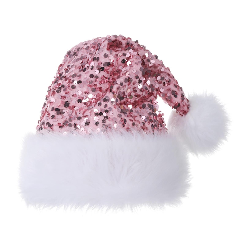 Pink Santa Hat - Etsy