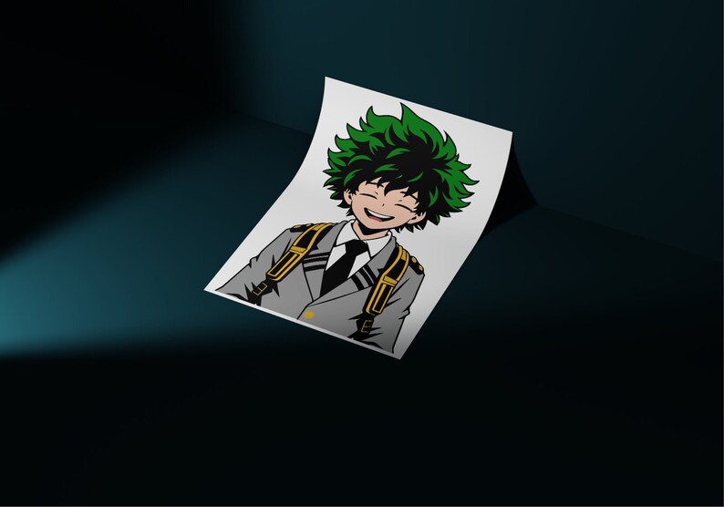 Digital Art, Boku No Hero Vector, Art Design, Svg File, Pdf File, Cut ...