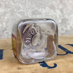 RARE 1800s Antique Sanfords Red Ink Bottle With Original Stopper and ...