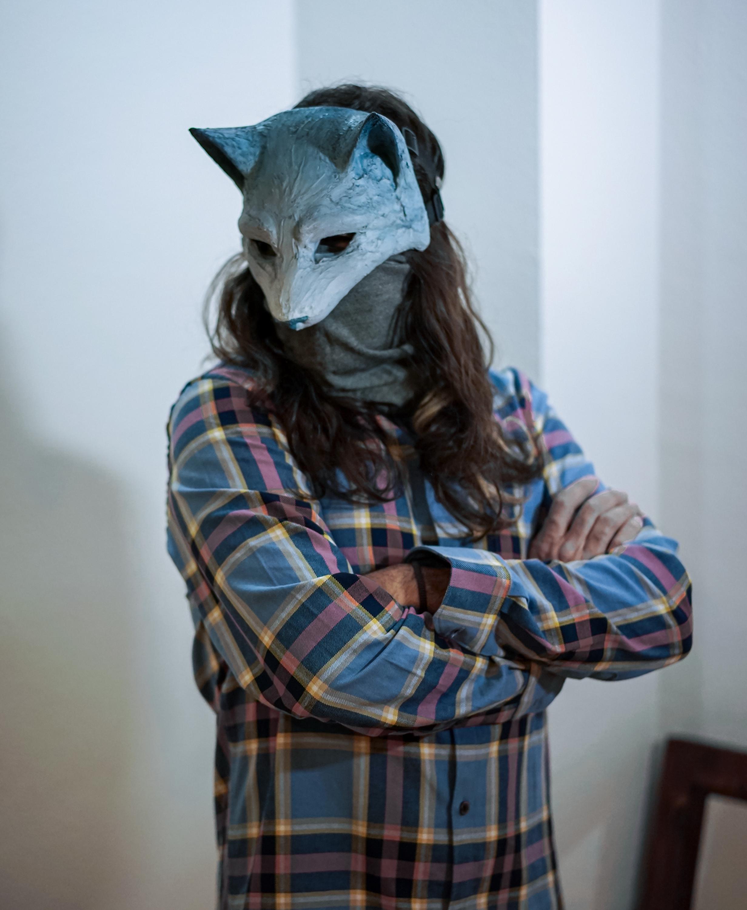 FOX Mask CLAY III Unique Piece. Animal Mask for Adults Original Design ...