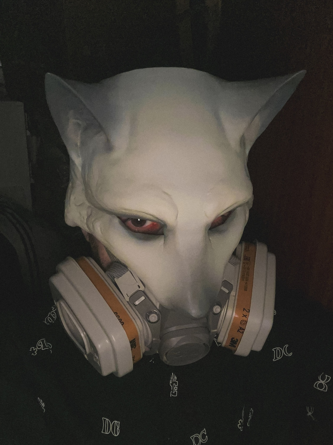 WOLF Mask for Adults. Therian Costume. Hand-painted Original Design ...