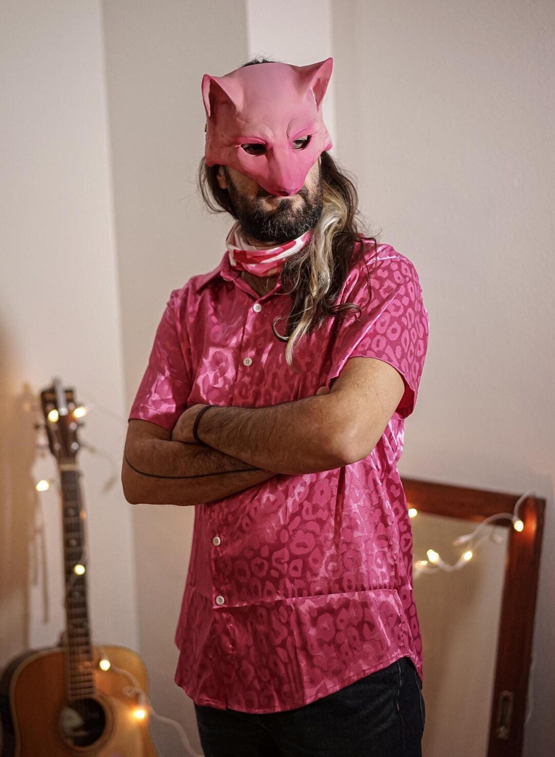Handmade 3D Printed Fox Mask: Cosplay Festival Costume - Etsy