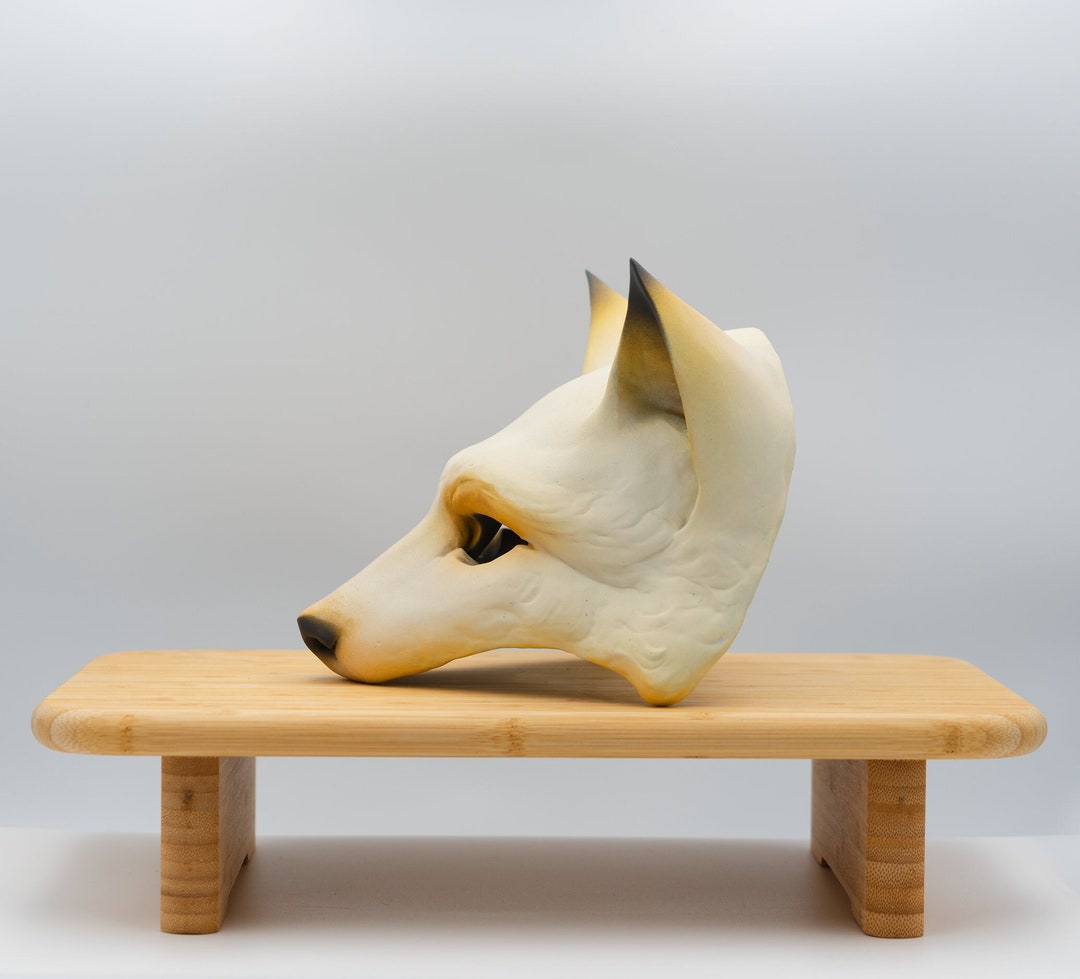 Hand-painted FOX Mask. SAND Model Animal Mask for Adults Original ...