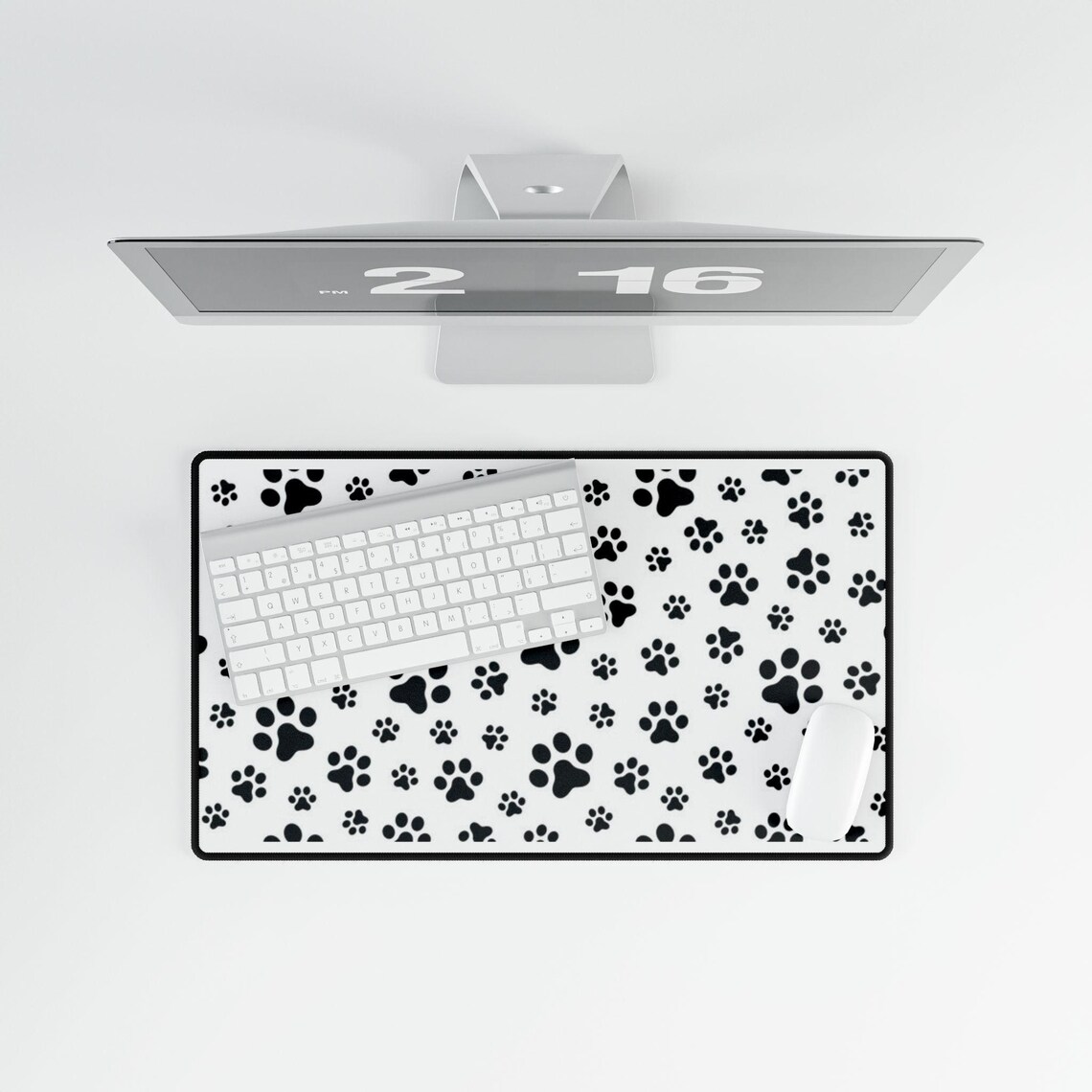 Paw Print Desk Mat - Etsy