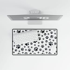 Paw Print Desk Mat - Etsy