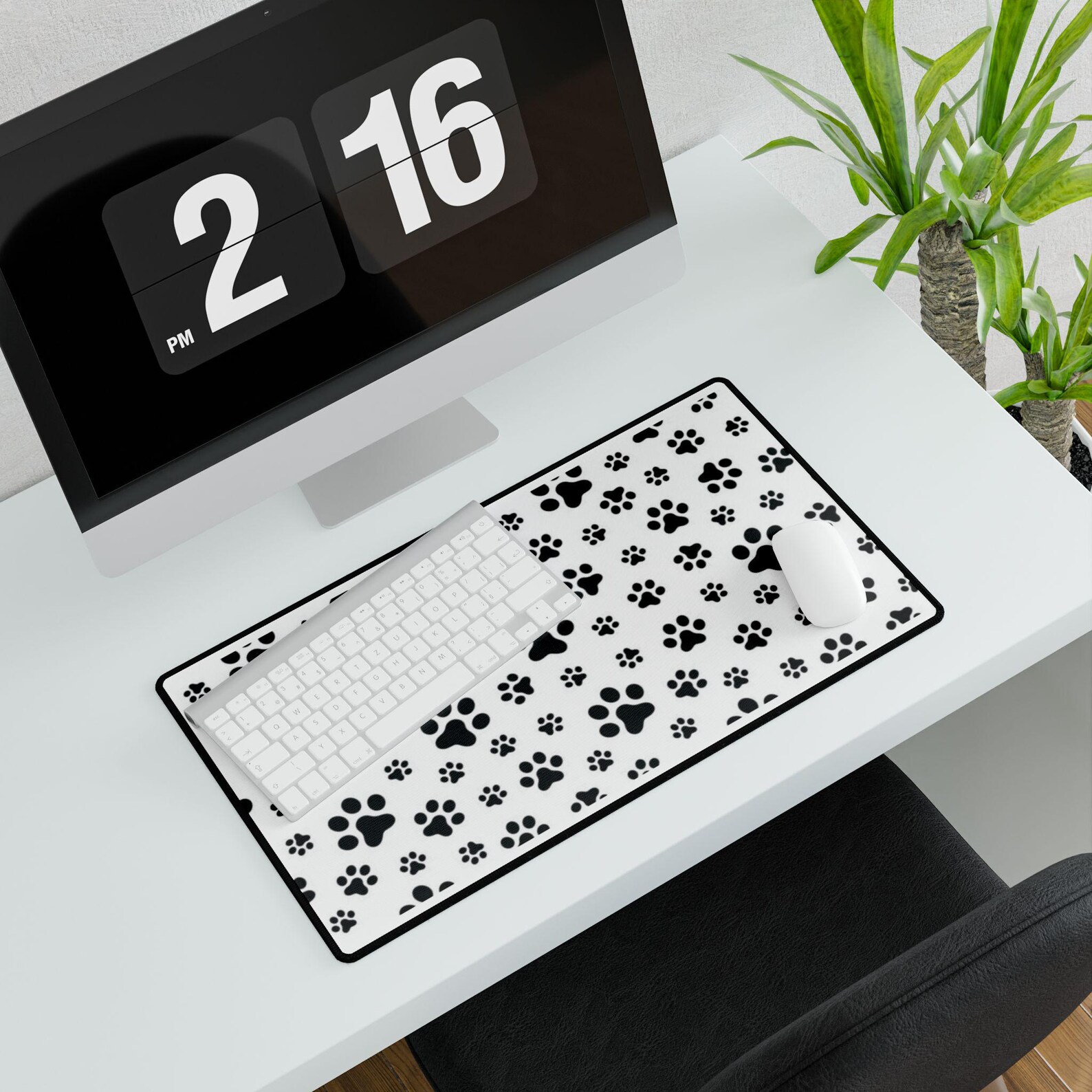 Paw Print Desk Mat - Etsy