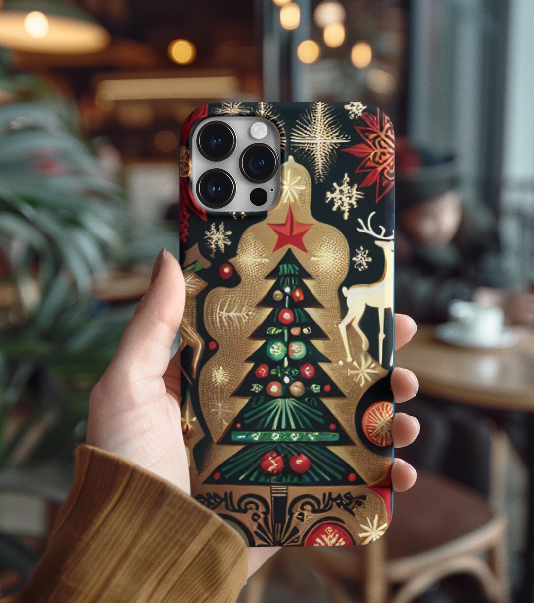 Christmas iPhone 16 Case, Christmas Phone Case, iPhone 16 Pro Case, 16 ...