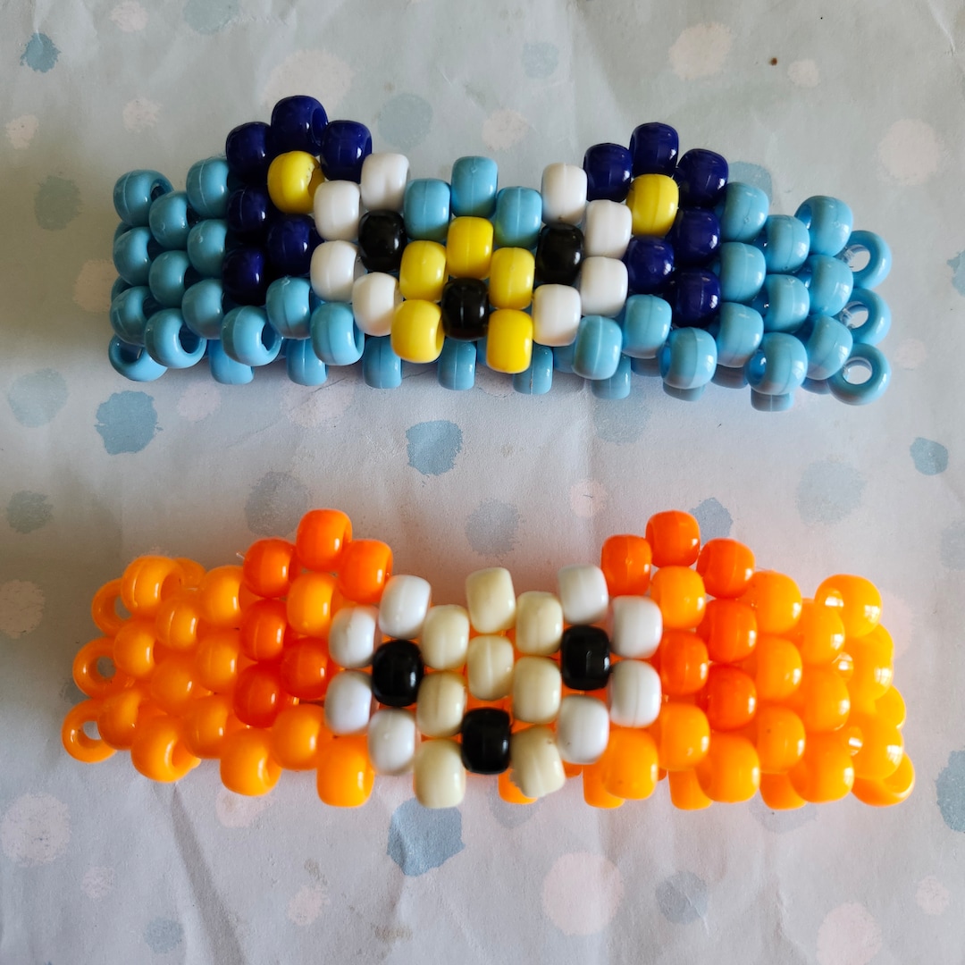 Bluey and Bingo Kandi Cuffs - Etsy