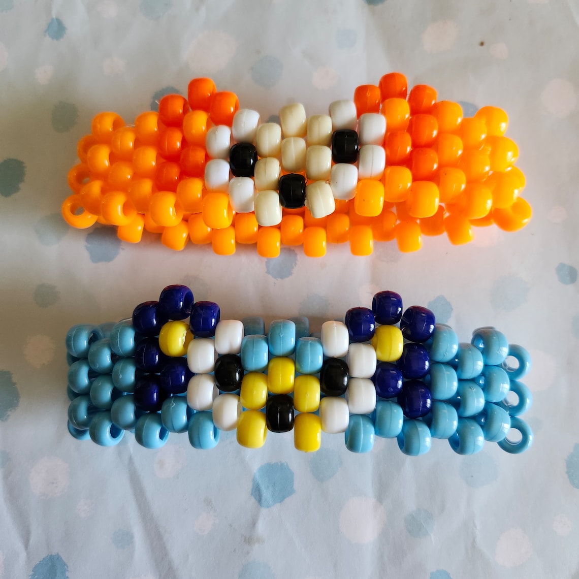 Bluey and Bingo Kandi Cuffs - Etsy
