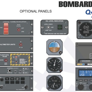 Bombardier Aerospace Q400 Dash 8 Next Gen. Cockpit Poster - Etsy