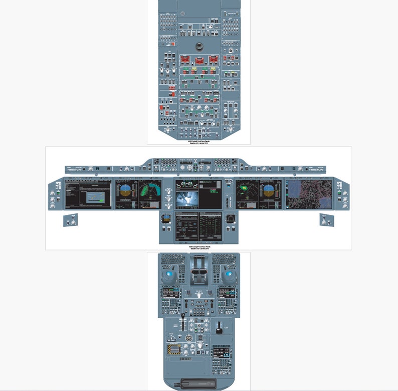 Airbus A350 Cockpit Poster - Etsy