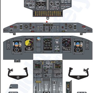Bombardier Aerospace Q400 Dash 8 Next Gen. Cockpit Poster - Etsy