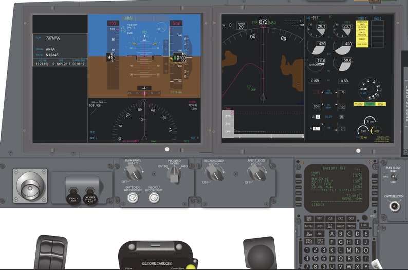 Boeing 737 Max Cockpit Poster - Etsy