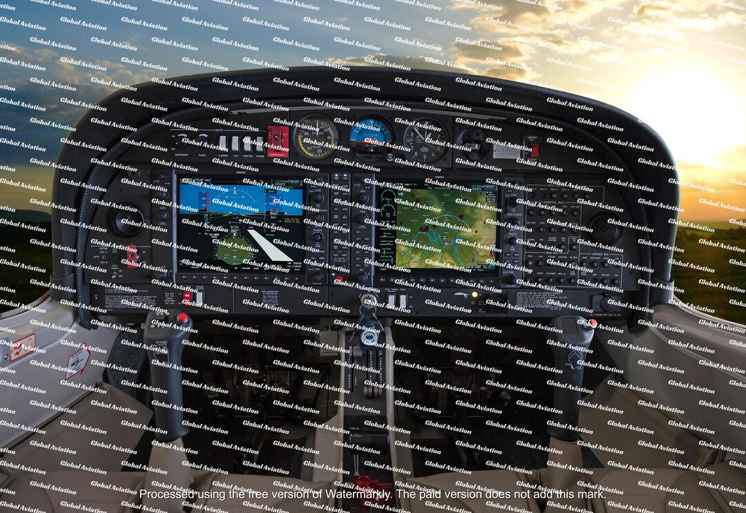 Diamond DA40 Garmin 1000 Poster - Etsy