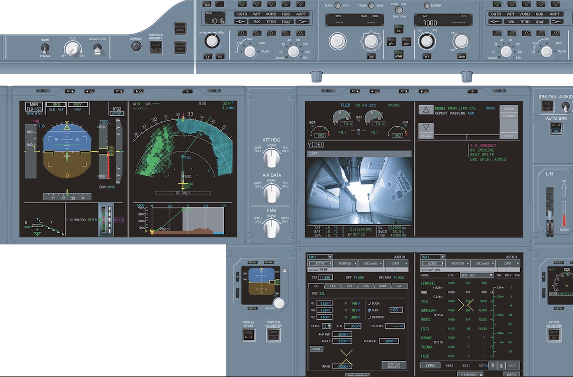 Airbus A350 Cockpit Poster - Etsy