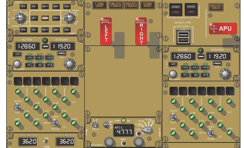 Boeing 767 300ER Cockpit Poster - Etsy